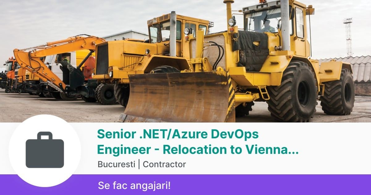 Senior .NET/Azure DevOps Engineer - Relocation to Vienna - European ...