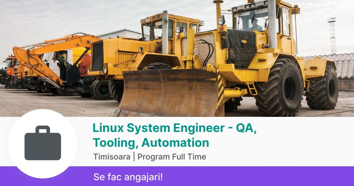 Linux System Engineer - QA, Tooling, Automation in Timisoara la Canonical | Jobradar24