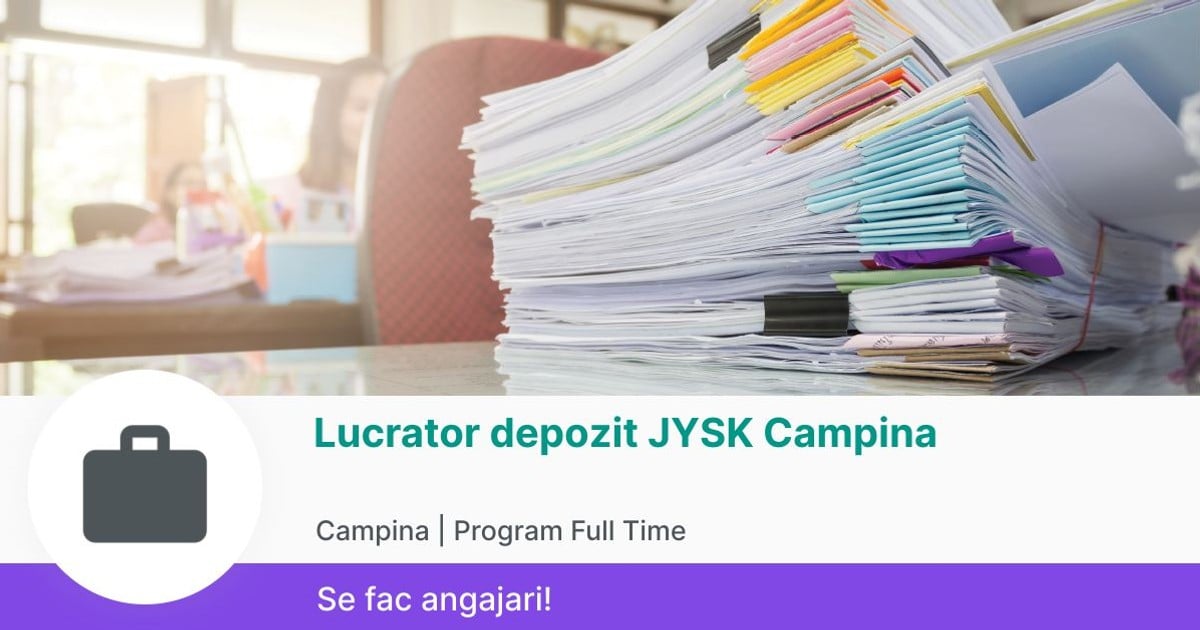 Lucrator depozit JYSK Campina in Campina la Undelucram.ro | Jobradar24
