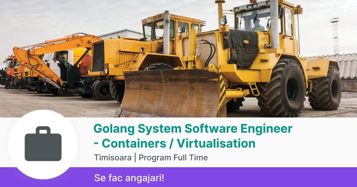 Golang System Software Engineer - Containers / Virtualisation in ...