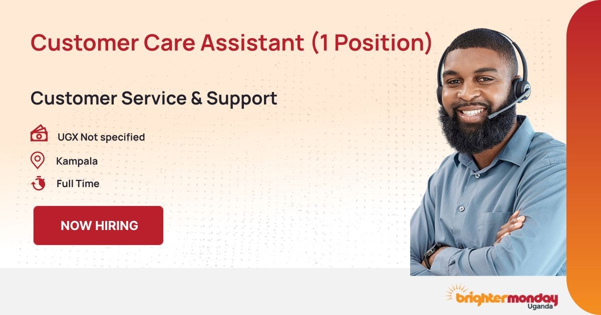 Customer Care Assistant (1 Position) at Platinum Credit Uganda Limited ...