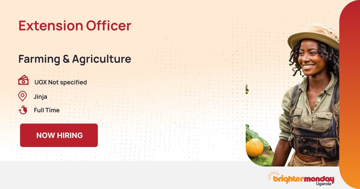 Extension Officer at Nile Breweries Limited (NBL) - SABMiller Plc ...