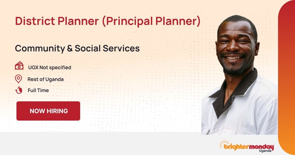 District Planner (Principal Planner) at Pader District Service ...