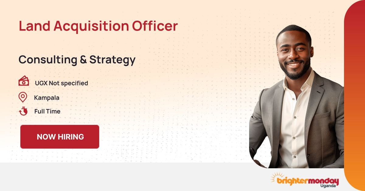 Land Acquisition Officer at Uganda National Roads Authority ...